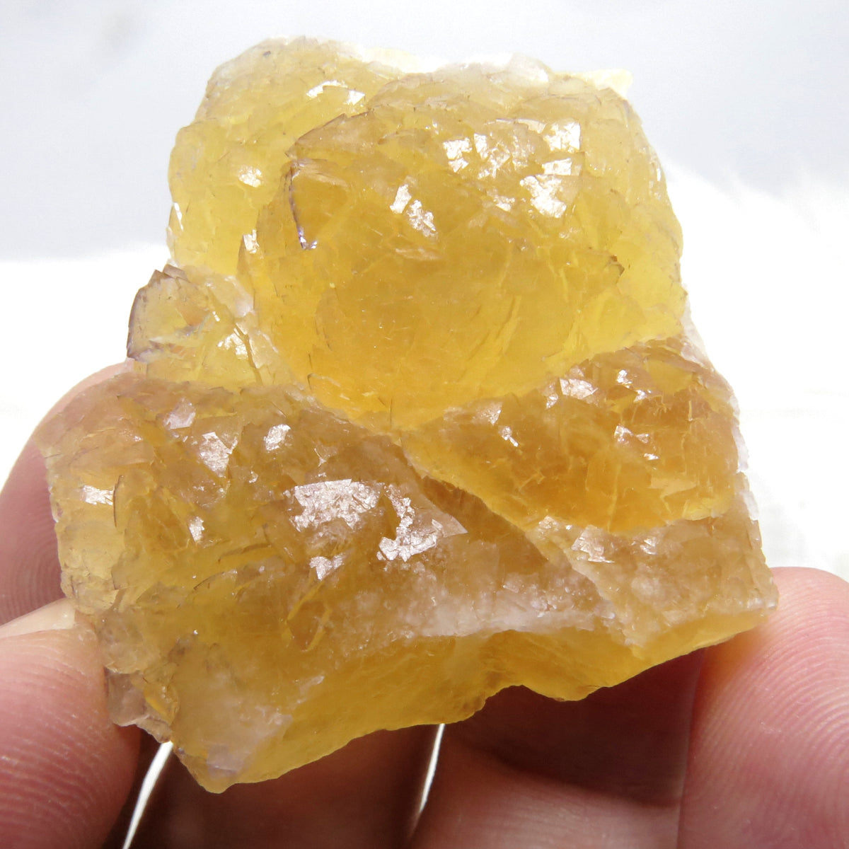 Stepped Growth Botryoidal Yellow Fluorite from China FL544 – Crystamour
